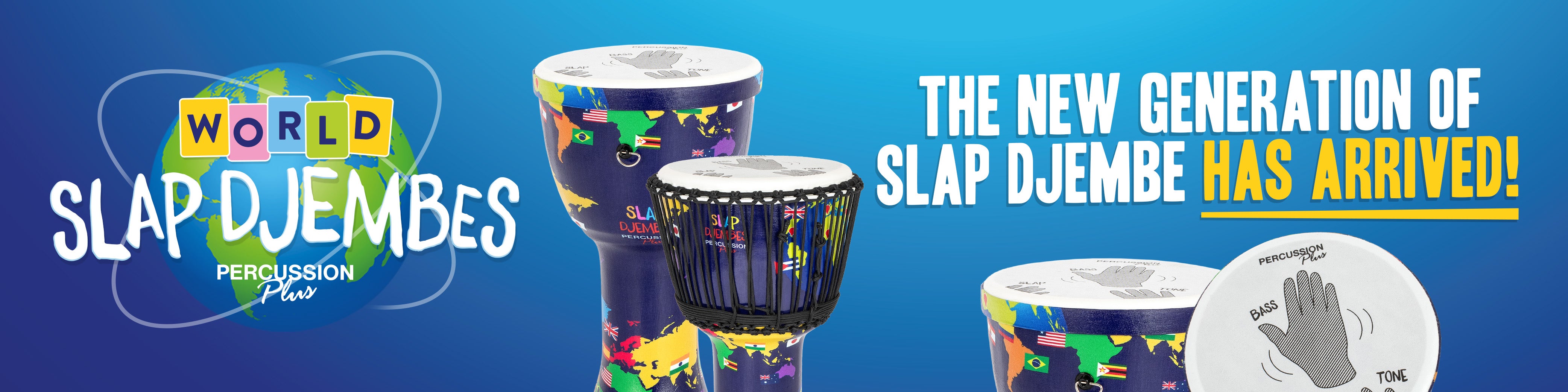 NEWS - Percussion Plus unveils World Slap Djembes | Chamberlain Music
