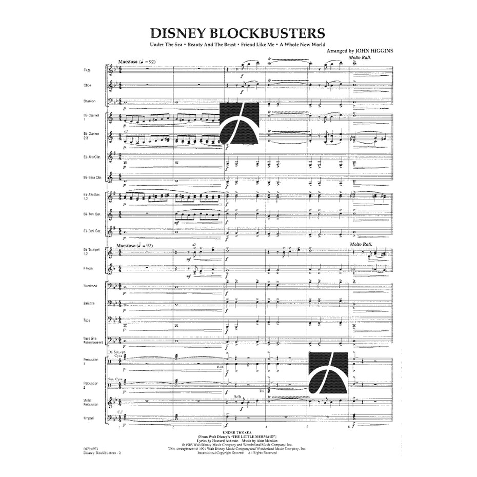 Disney Blockbusters: Discovery Plus Concert Band | Chamberlain Music