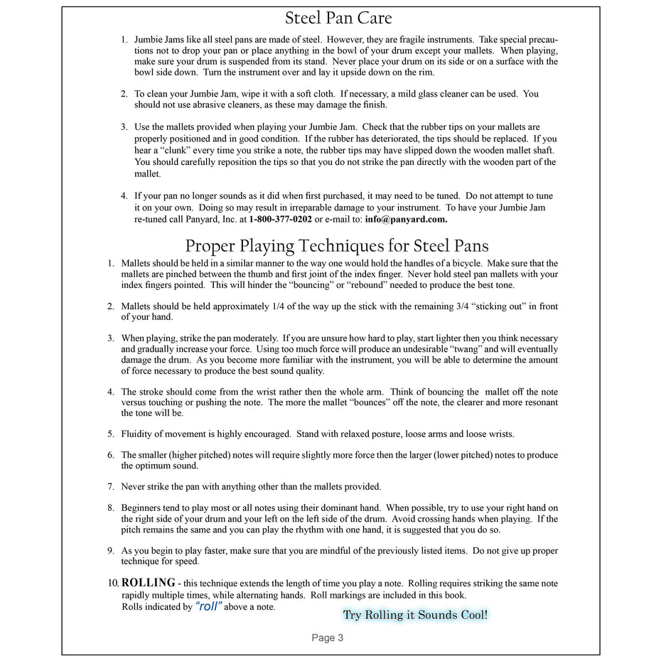 Jumbie Jam - Songs By Letter Children's Favourites for Steel Drum ...